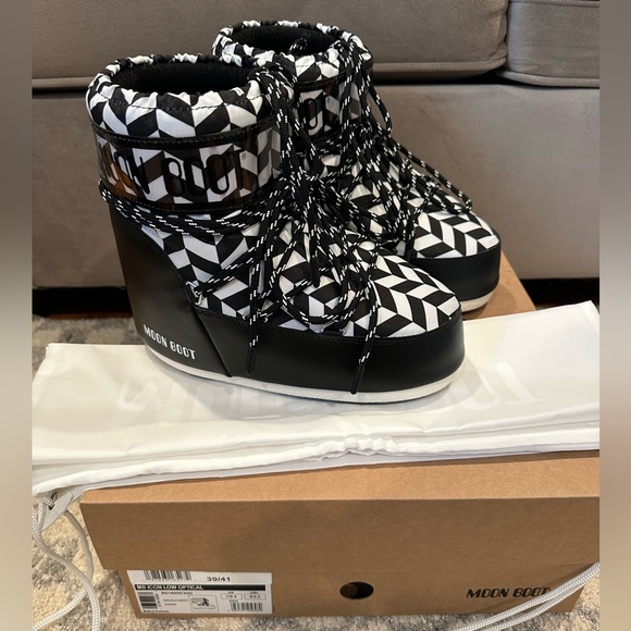 Moon Boot | Shoes | Moon Boot Icon Low Optical Boots Nwt | Poshmark